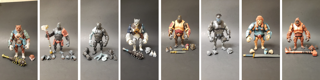 Animal Warriors of the Kingdom Deluxe Figure Paint Sample First Look ...
