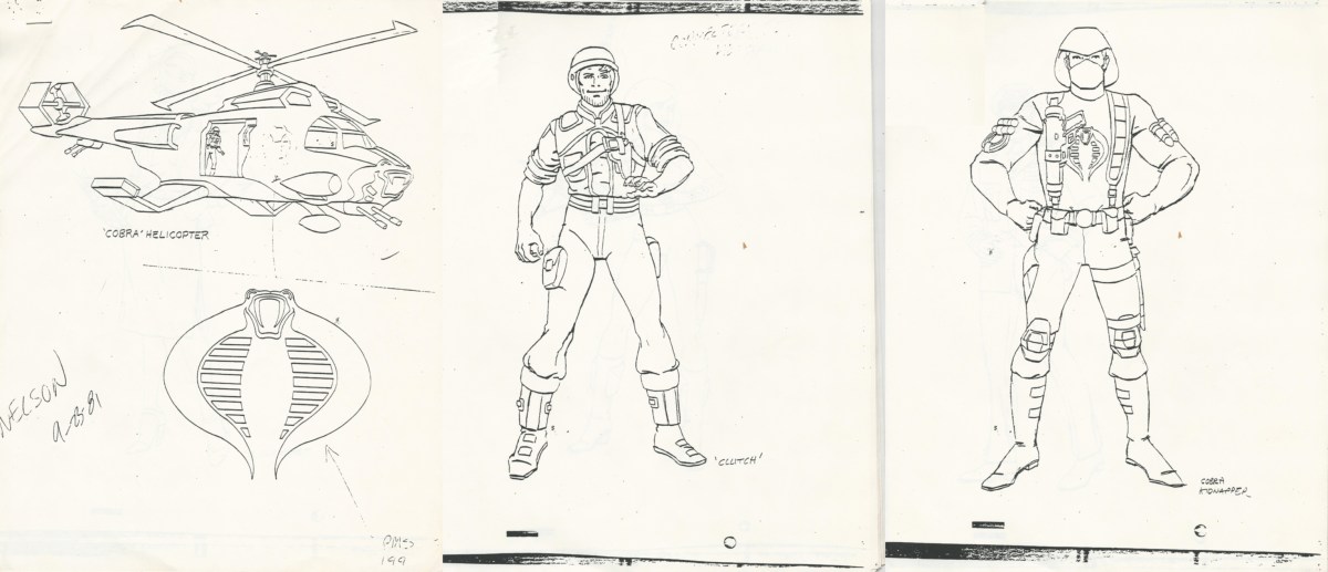 Will Meugniot Shares First Ever G.I.Joe Model Sheets – SURVEILLANCE PORT