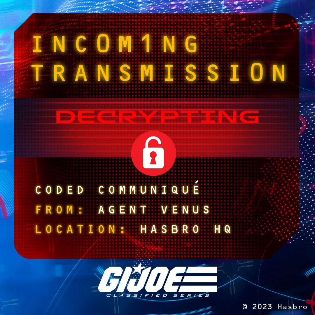 Hasbro HasLab Encrypted Transmission – SURVEILLANCE PORT