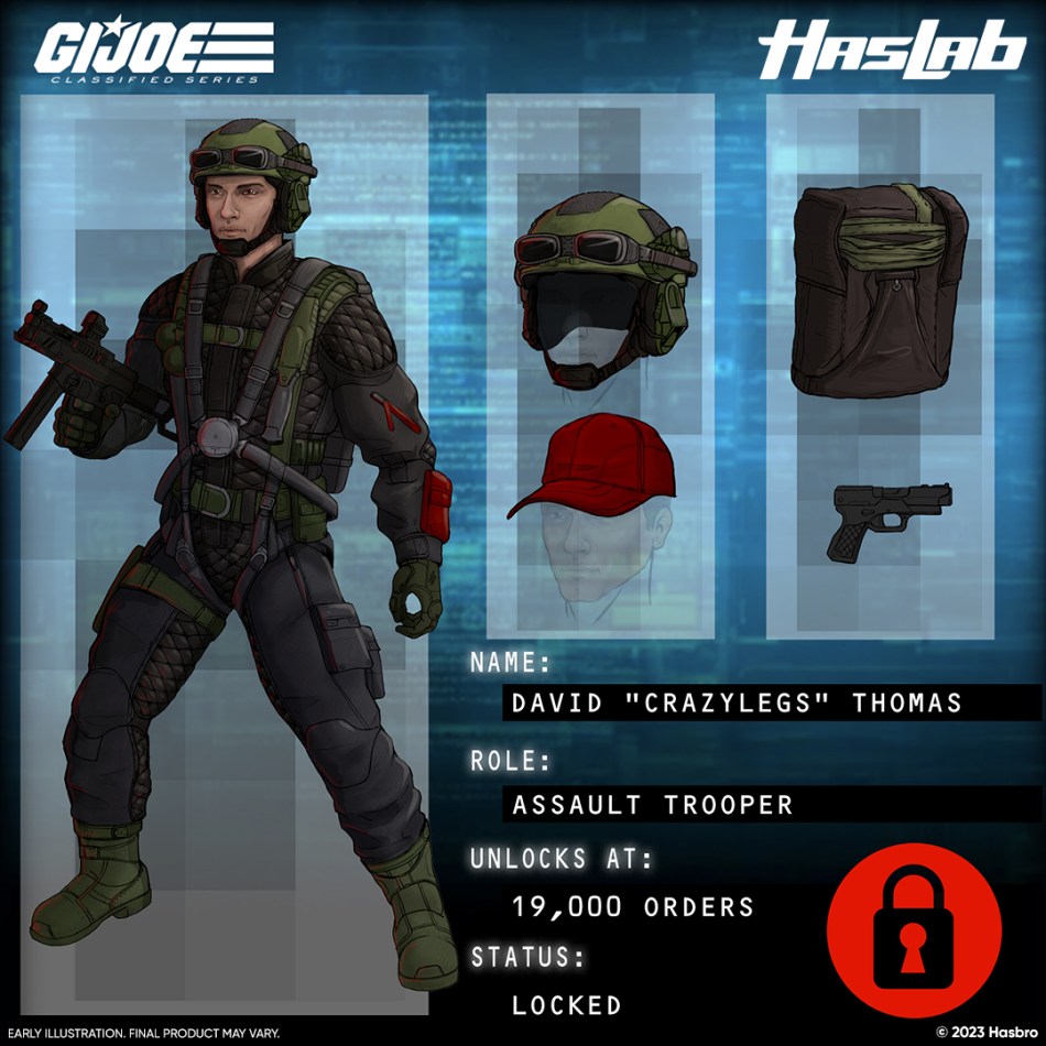 G.I.Joe Classified Series HasLab Tier 3 Unlock – Night Force Crazylegs ...