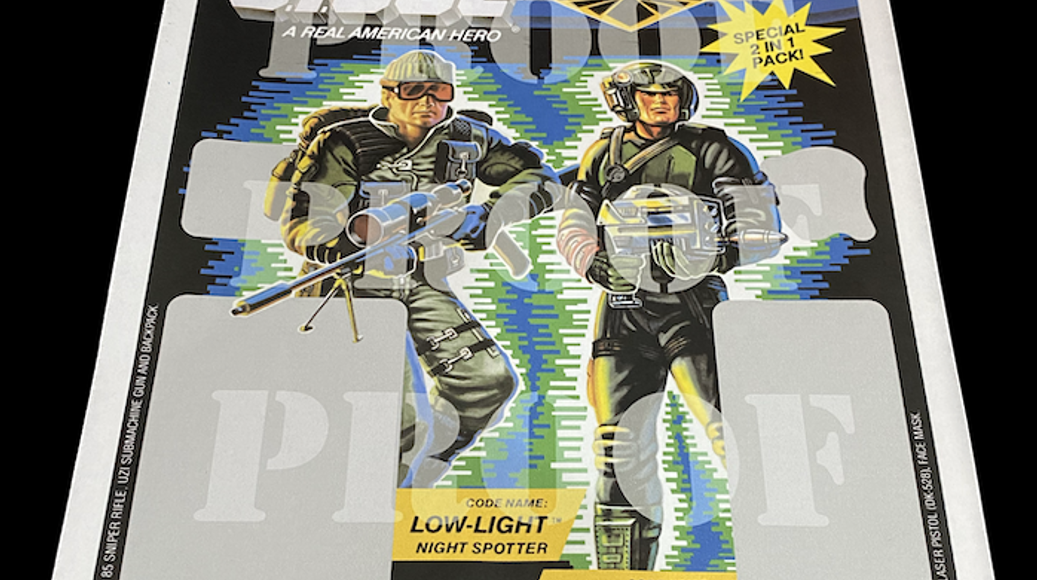 Creating G.I. Joe Volume 13 Night Force Card Back featuring Low-Light ...