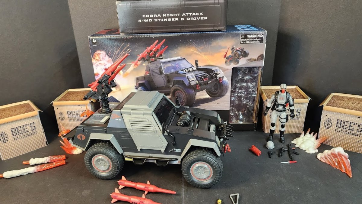 G.I. Joe Classified Series Cobra Night Attack 4-WD Stinger and Driver Review – SURVEILLANCE PORT