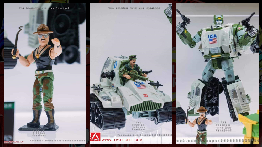 New Images of Transformers x G.I.Joe Triple T, Sgt Slaughter and ...