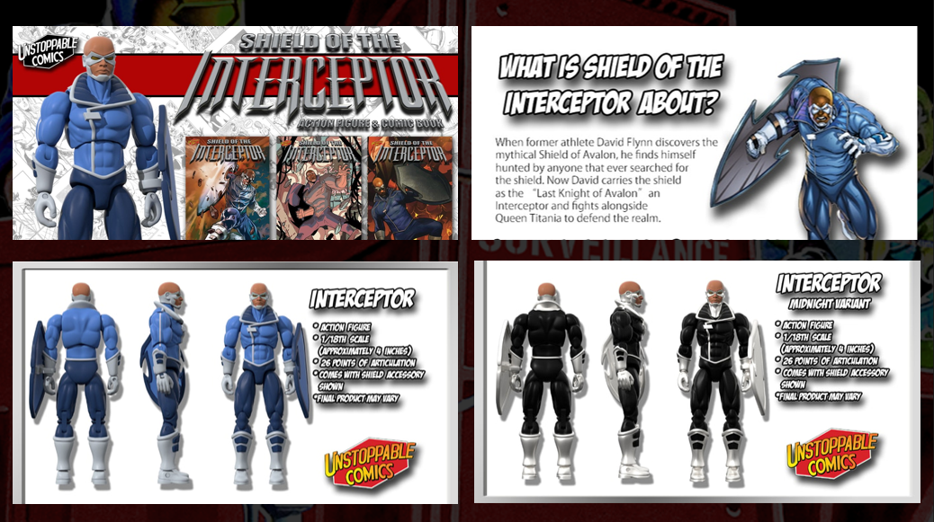 Shield of The Interceptor Action Figure Kickstarter Campaign ...
