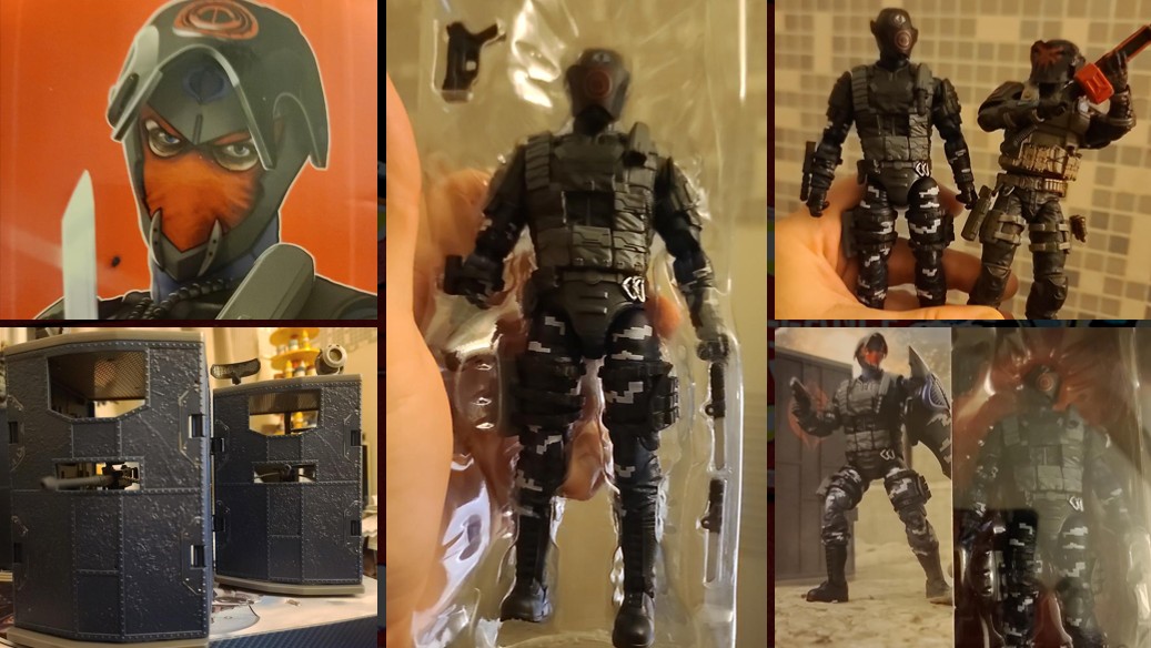 G.I.Joe Classified Series Cobra Trench Viper and Cobra Bunker In Hand ...