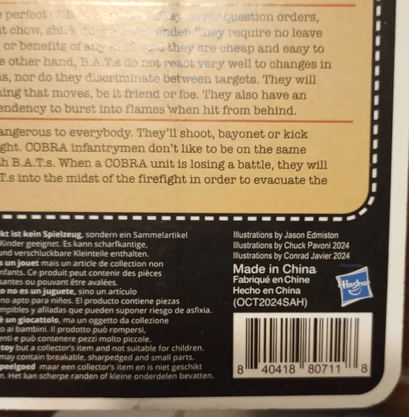 New Images of Super7 ReAction+ G.I.Joe Cobra Python BAT – SURVEILLANCE PORT