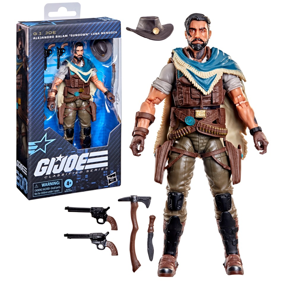 G.I.Joe Classified Series Alejandro Balam Sundown Luna Mendoza In Hand ...
